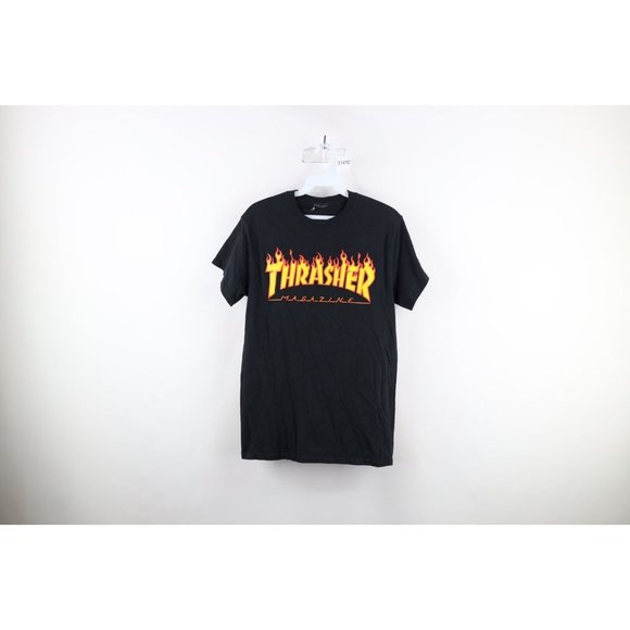 Thrasher | Shirts | Vtg Thrasher Magazine Mens Small Faded Spell Out ...